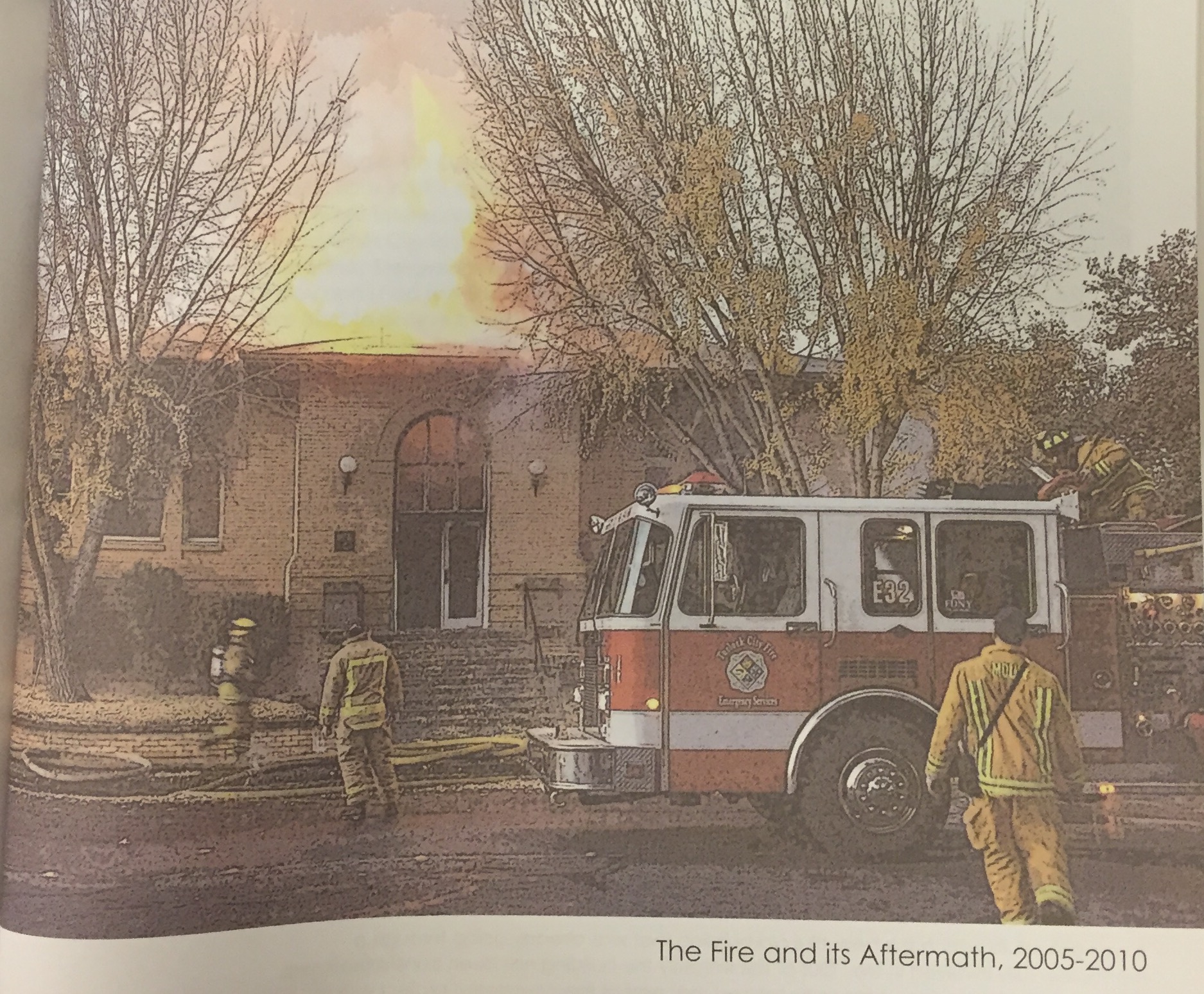 Book chapter page for fire – Carnegie Arts Center