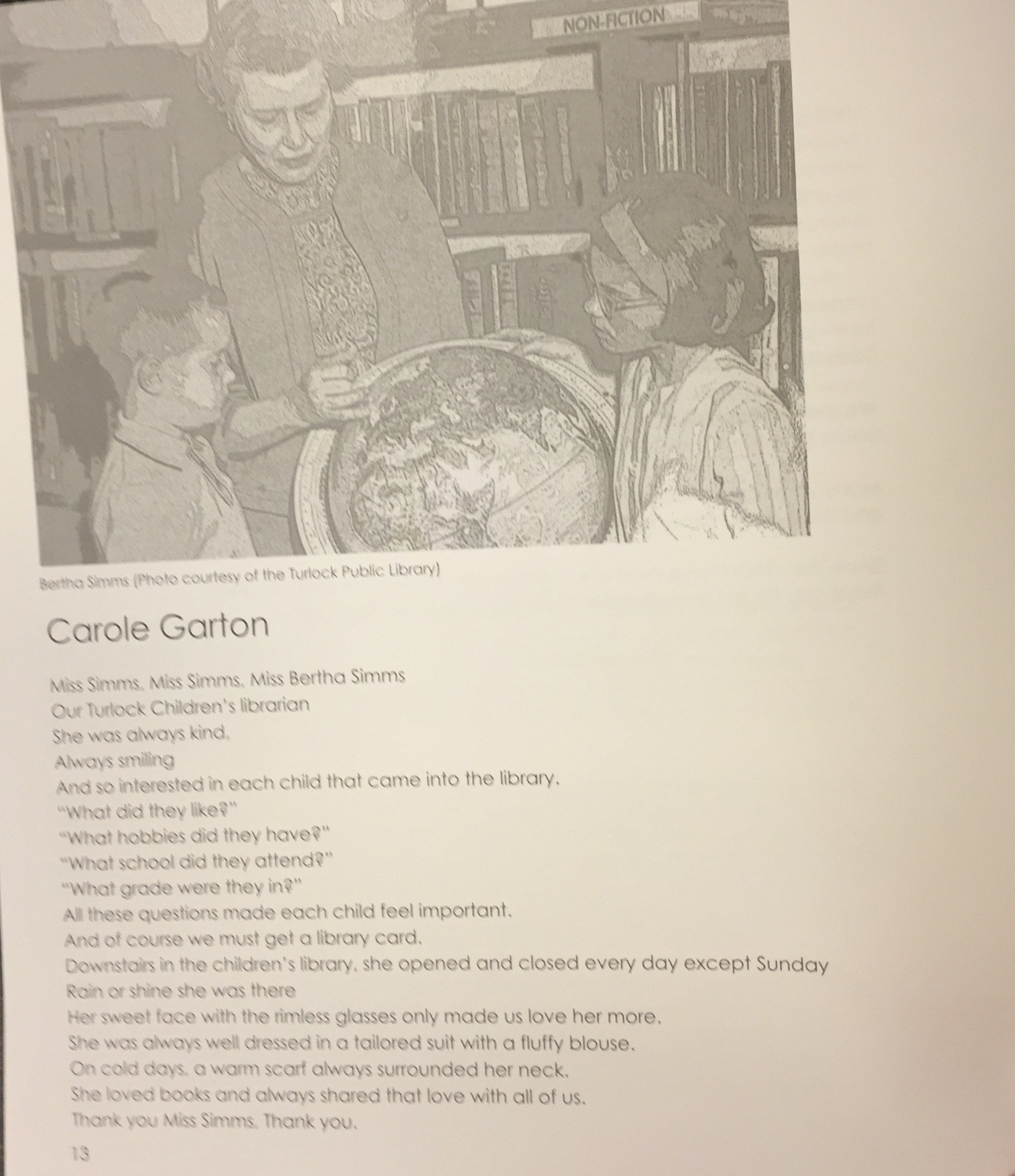Book interior page Garton – Carnegie Arts Center